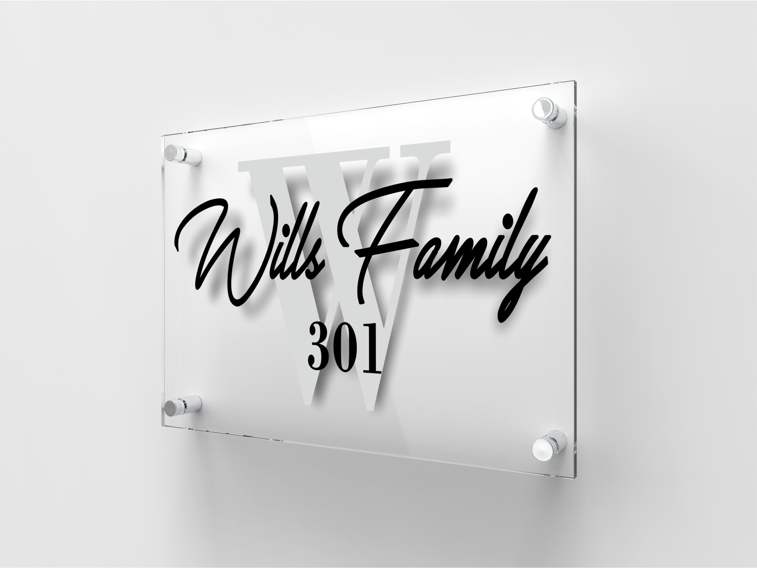 Acrylic Door Name Plates - ooclas